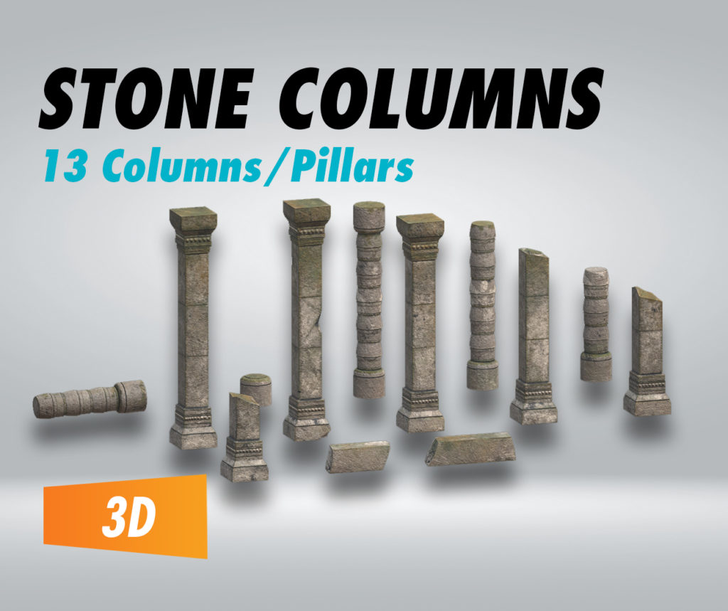 Modular Stone Columns – Filebase for Unity