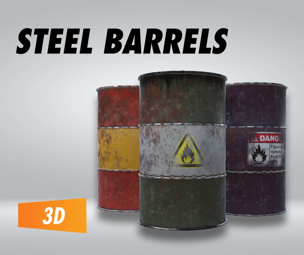 Steel Barrels – Filebase for Unity