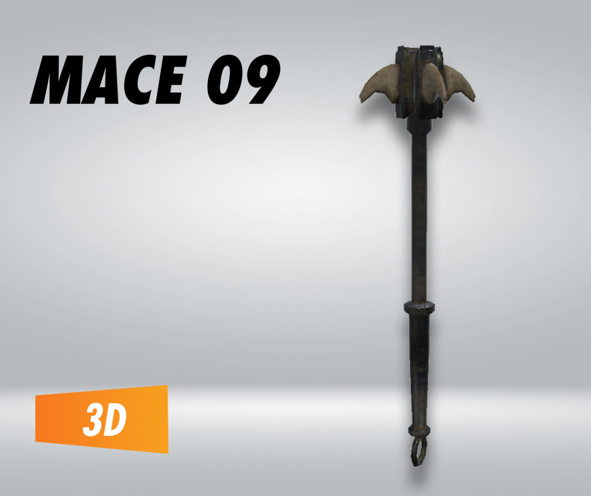 Mace 09 – Bone Mace – Filebase for Unity