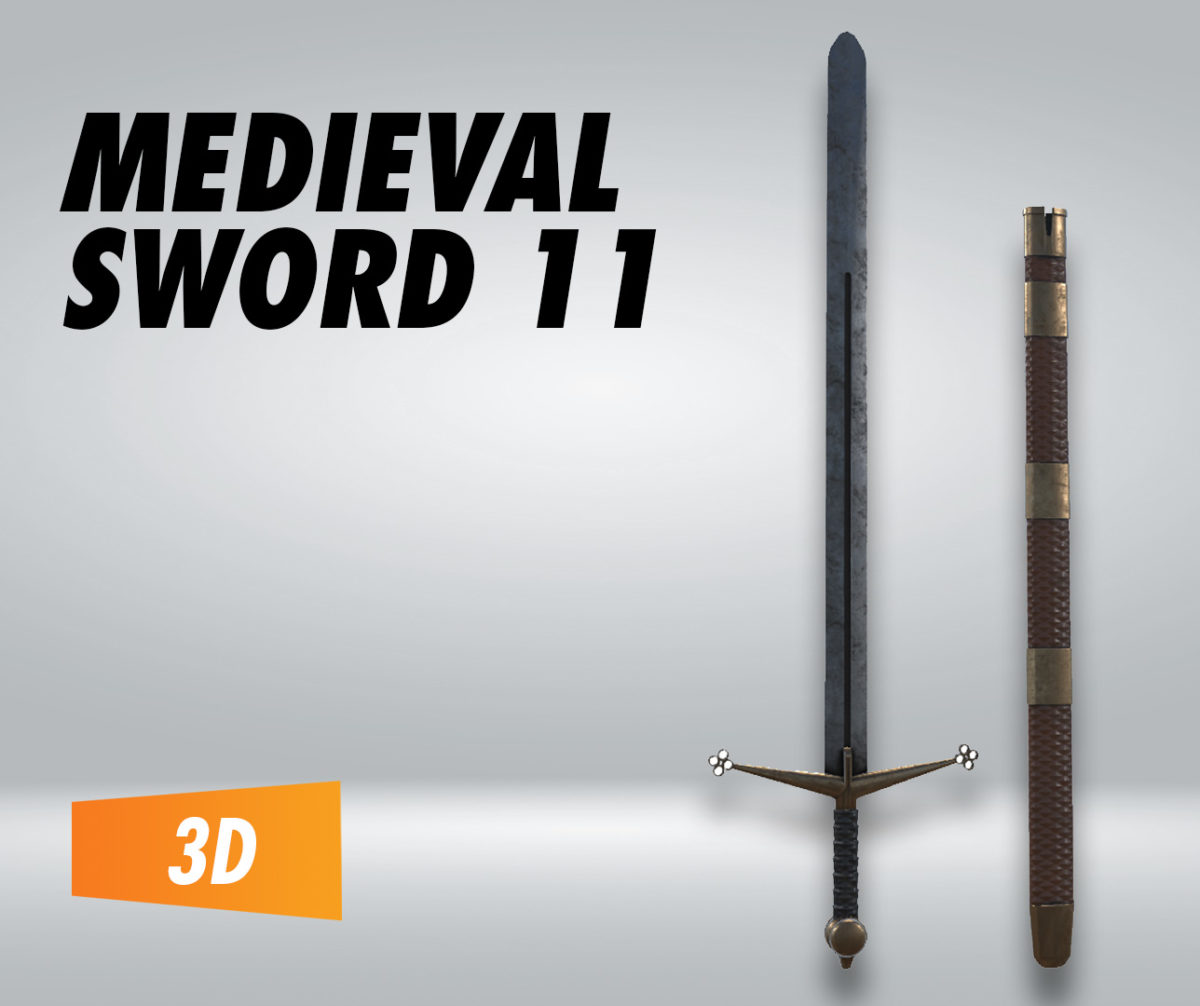 Medieval Sword 11 – Broadsword – Filebase for Unity