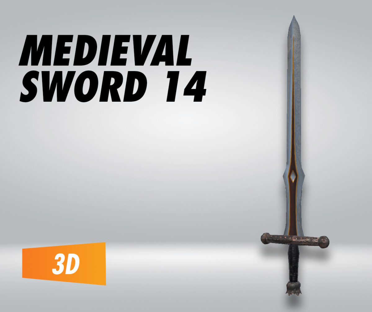 Medieval Sword 14 – Broadsword – Filebase for Unity