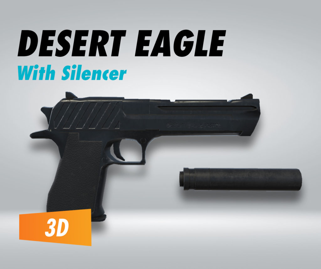 Desert Eagle with Silencer – Filebase for Unity