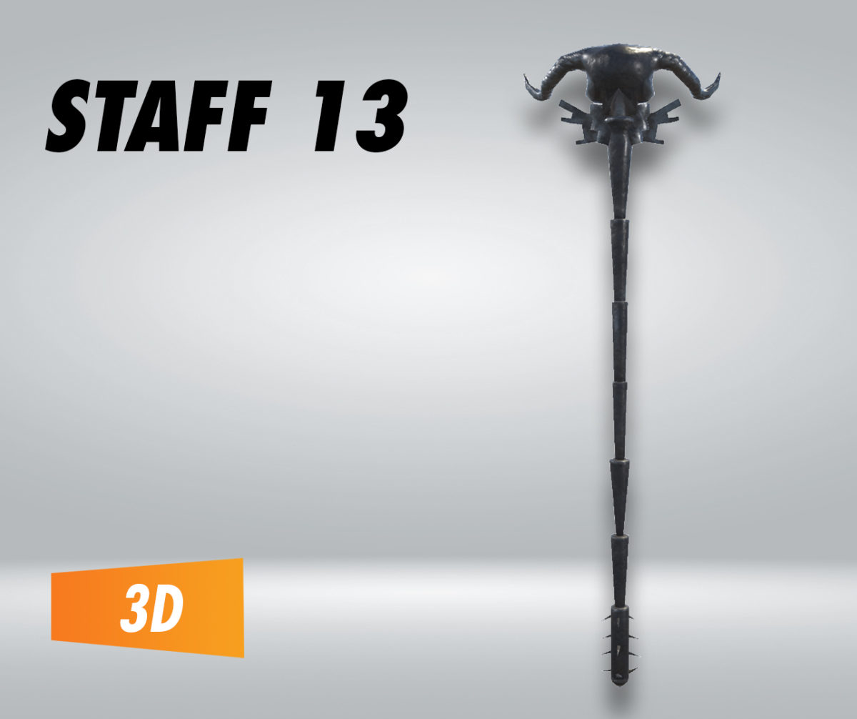 Staff 13 – Demon Staff – Filebase for Unity