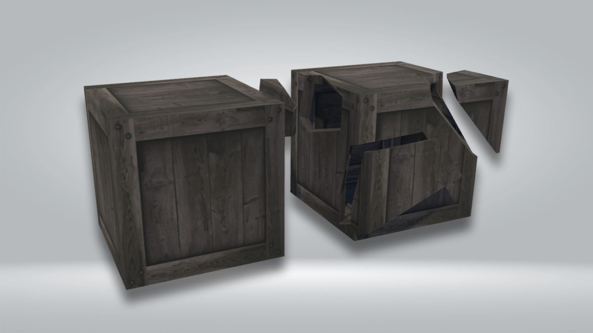 Breakable Wooden Crate – Filebase for Unity