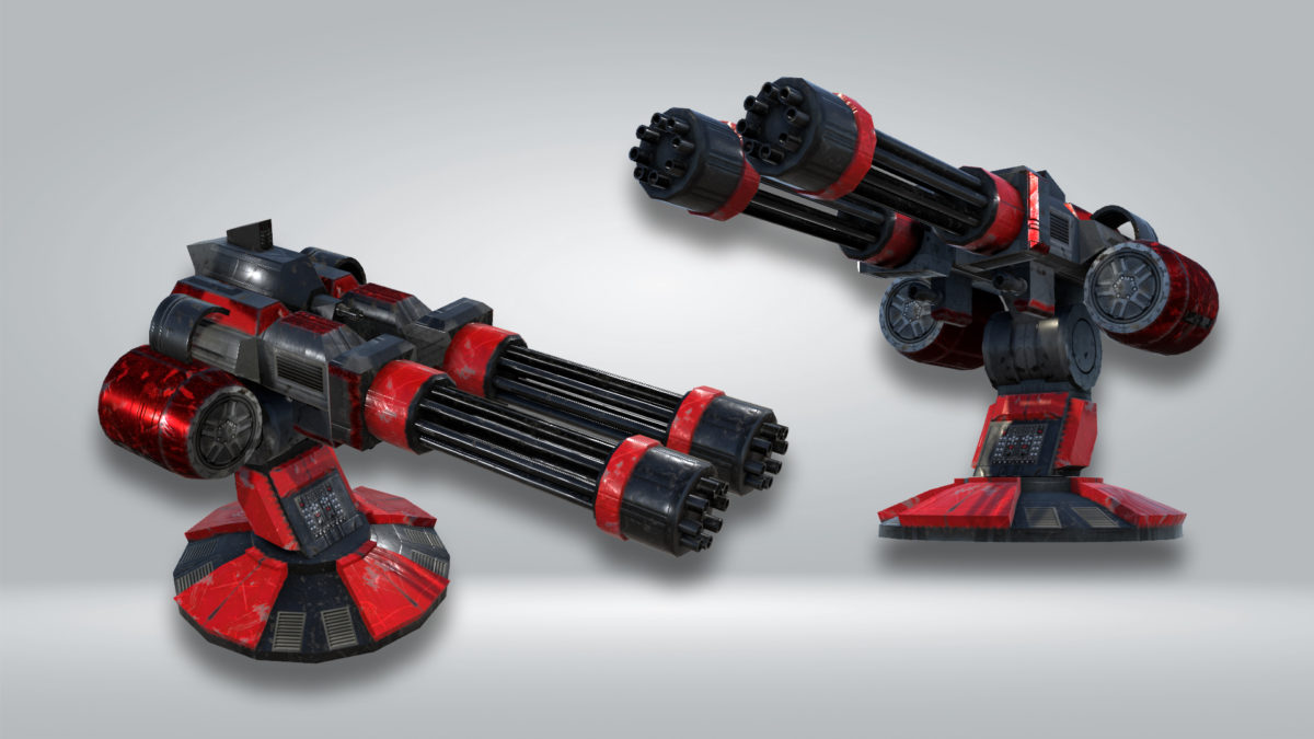 Dual Gatling Gun – Filebase for Unity