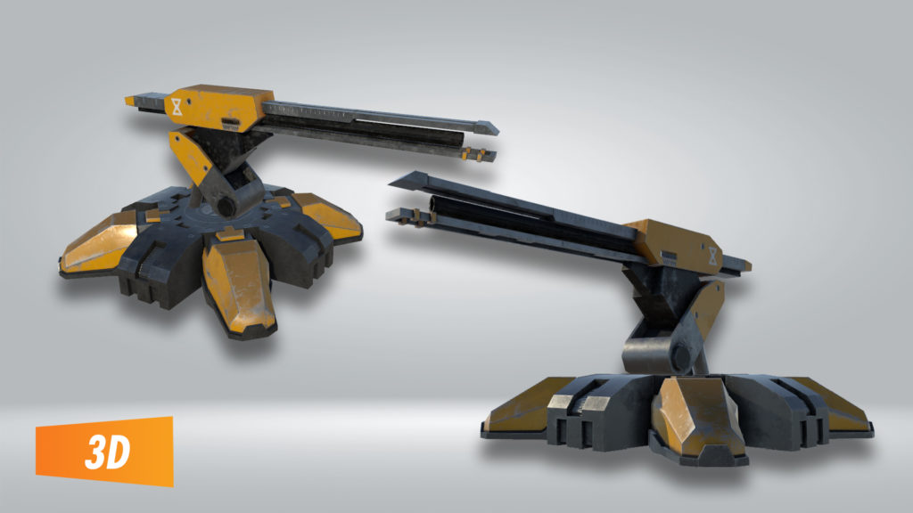 Sci-fi Rail Cannon 01 – Filebase for Unity