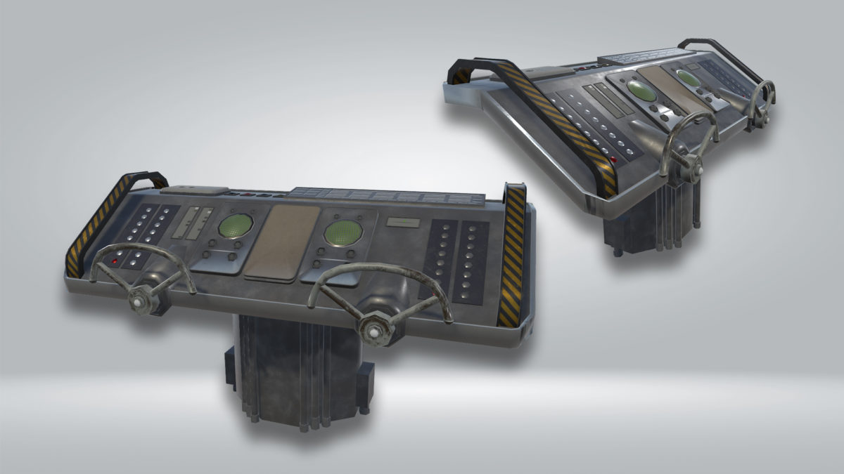 Scifi Command Desk 01 – Filebase for Unity