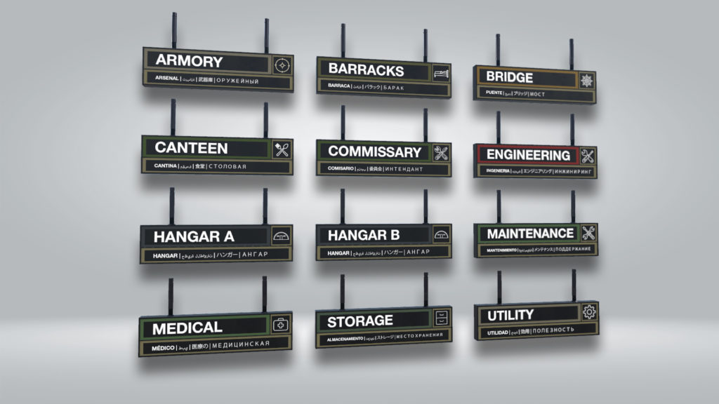 Scifi Directional Signs 01 – Filebase for Unity