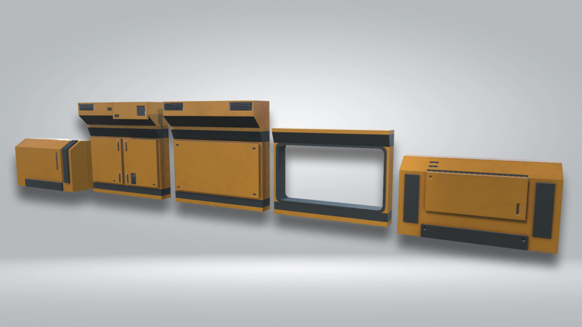 Sci-fi Walls 08-10 – Filebase for Unity