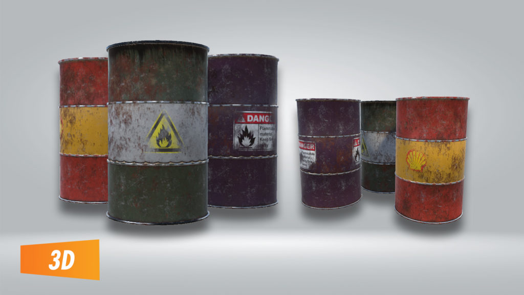 Steel Barrels – Filebase for Unity