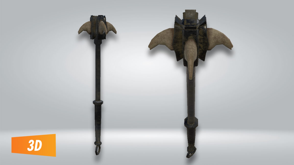 Mace 09 – Bone Mace – Filebase for Unity