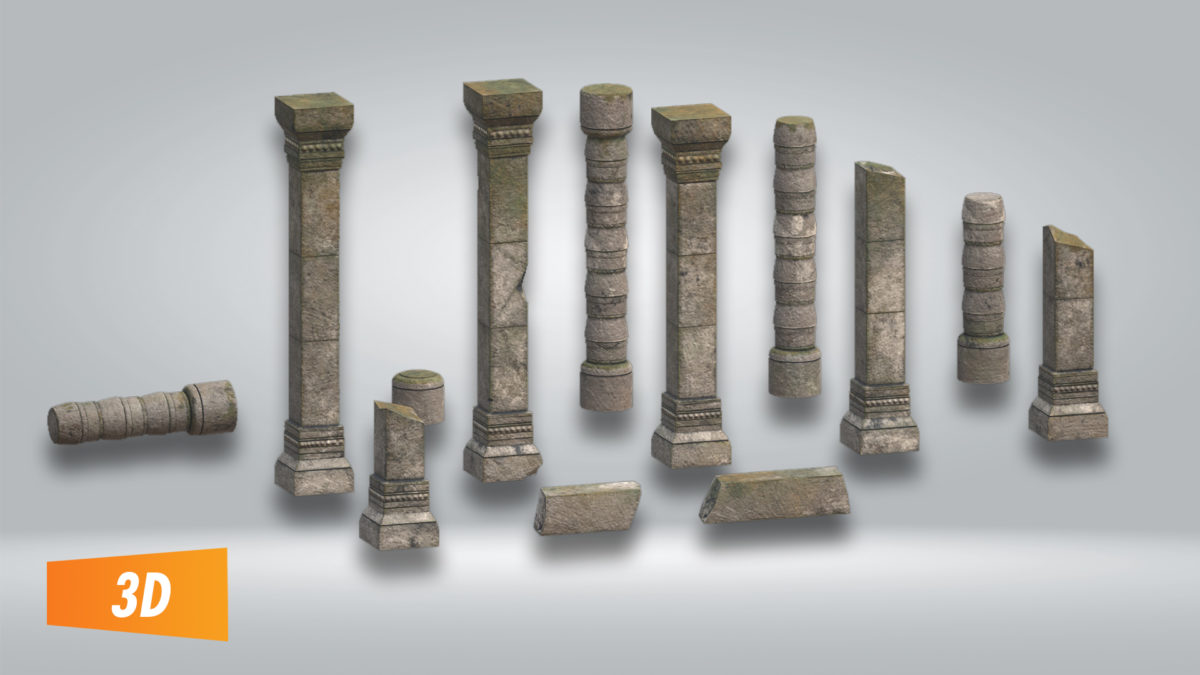 Modular Stone Columns – Filebase for Unity