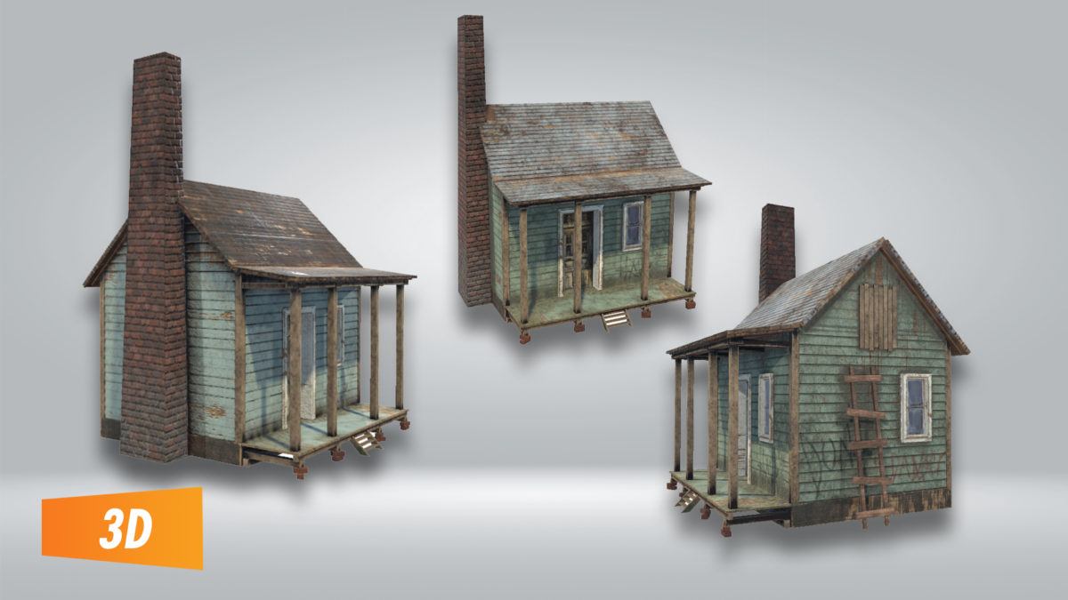 Wooden Cabins – Filebase for Unity
