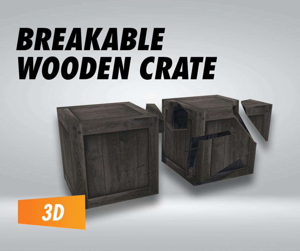 Breakable Wooden Crate – Filebase for Unity