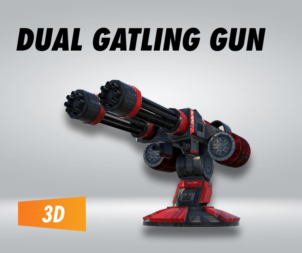 Dual Gatling Gun – Filebase for Unity