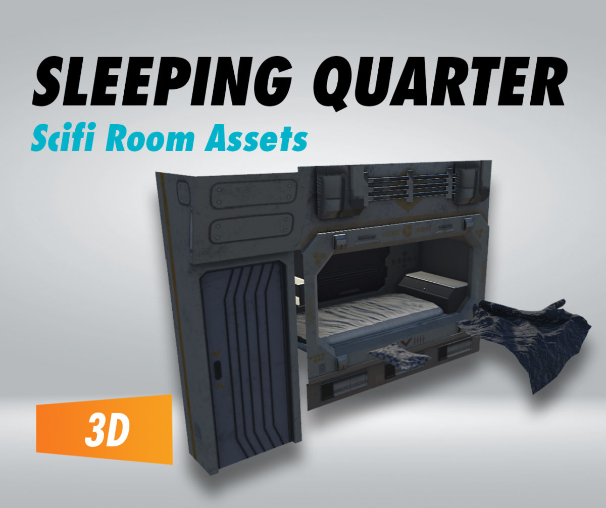 Sci-fi Sleeping Quarters – Filebase for Unity