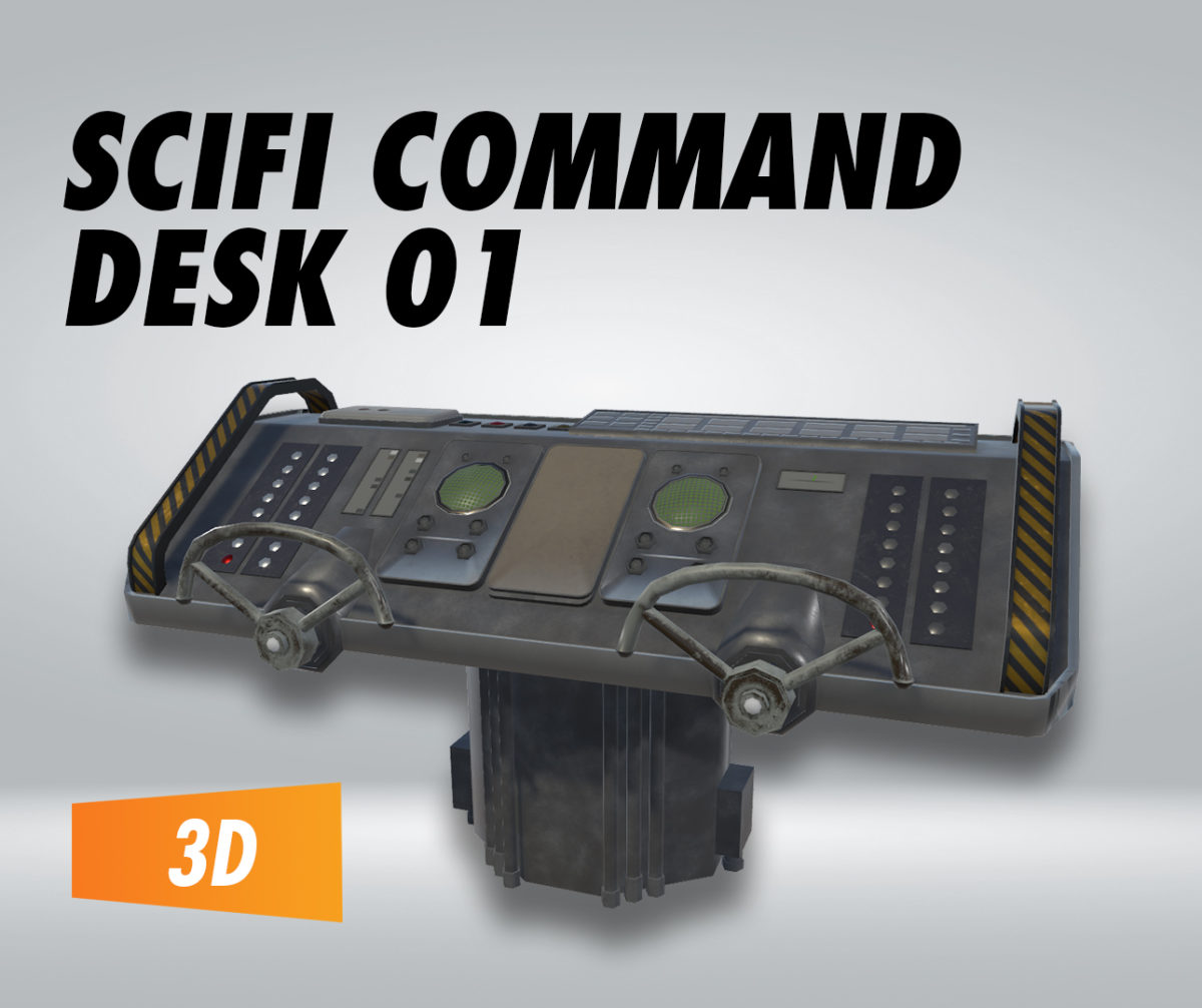 Scifi Command Desk 01 – Filebase for Unity