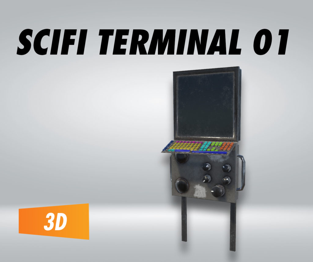 Sci-fi Terminal 01 – Filebase for Unity
