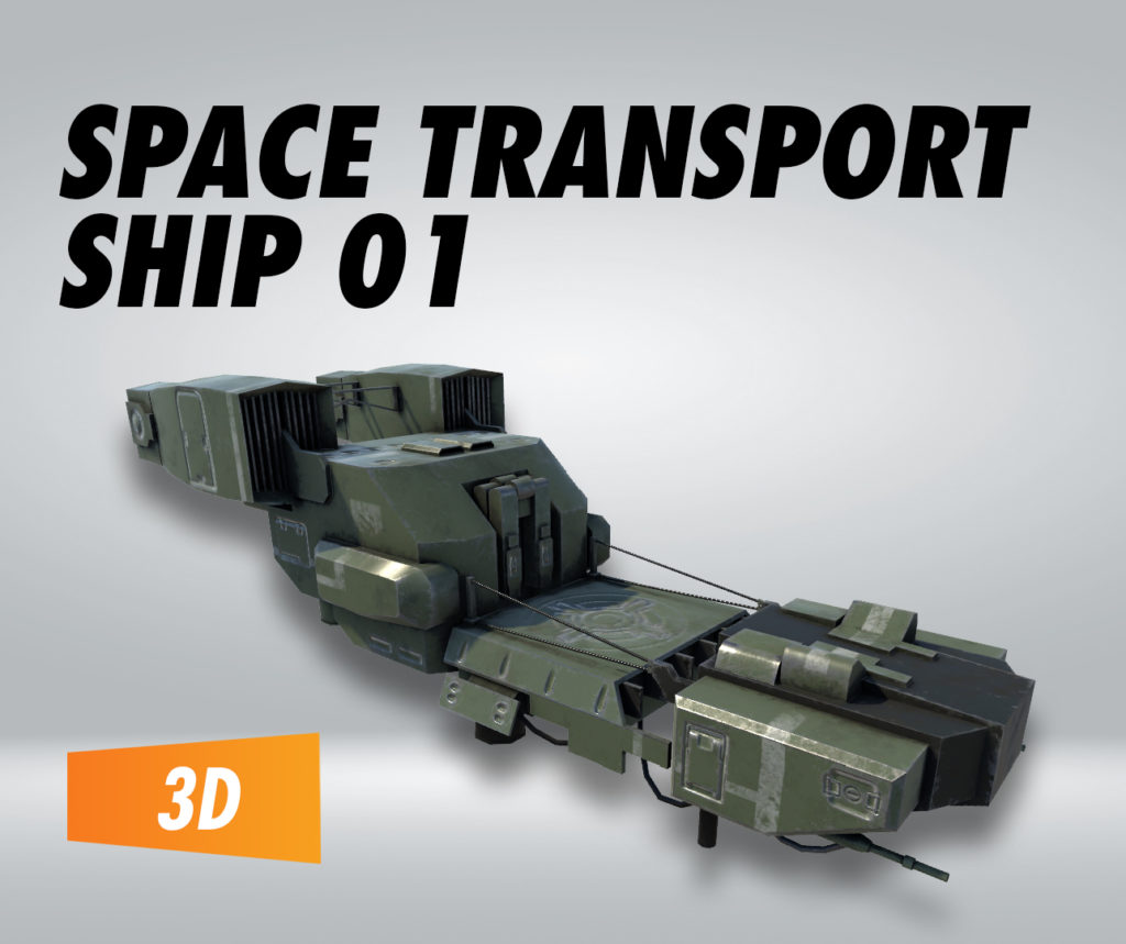 Space Transport Ship 01 – Filebase for Unity