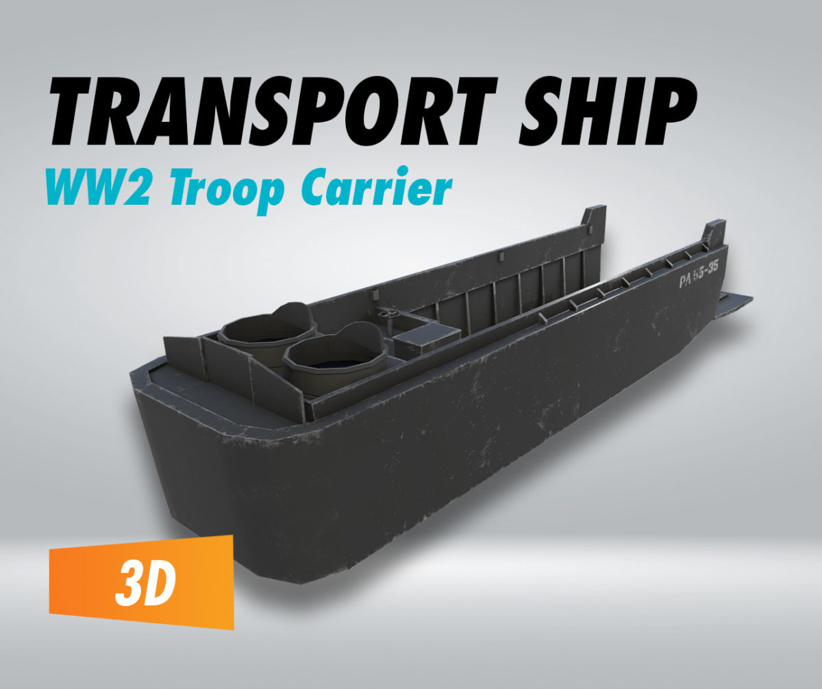 WW2 Transport Ship – Filebase for Unity