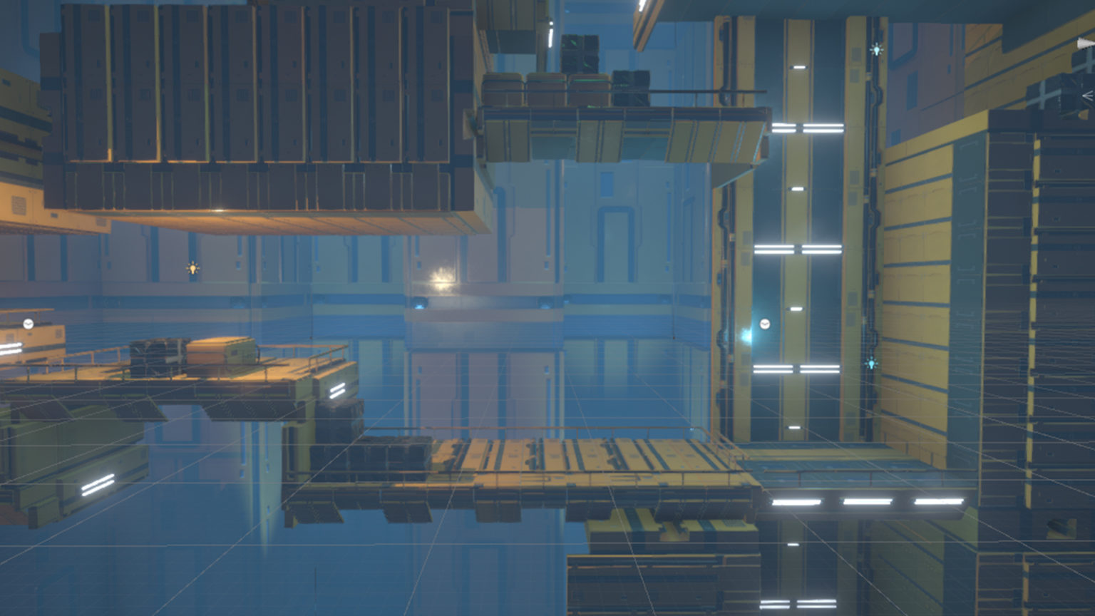 2.5D Sci-Fi Platformer Stage – Filebase for Unity