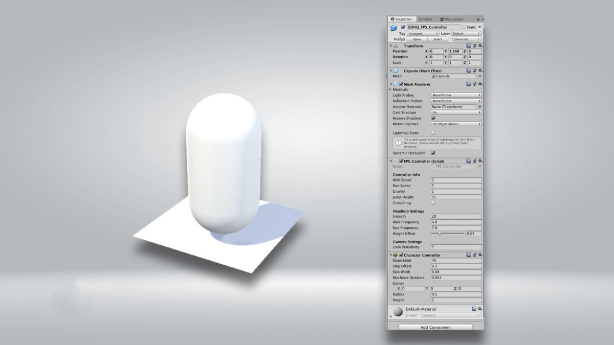 First Person Character Controller – Filebase for Unity