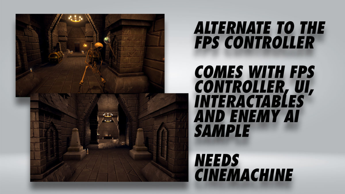 FPS Character Controller – Dungeon B0.1 – Filebase for Unity