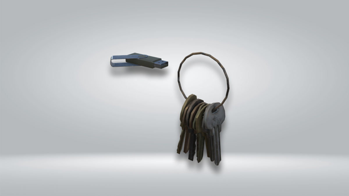 Flash Drive and Keys – Filebase for Unity