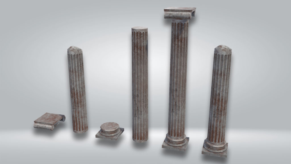 Roman Temple Pillar 01-06 – Filebase for Unity