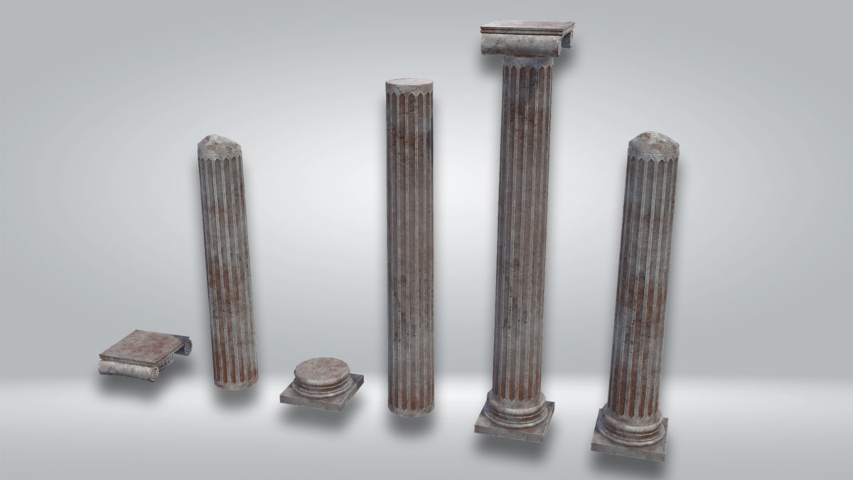 Roman Temple Pillar 01-06 – Filebase for Unity