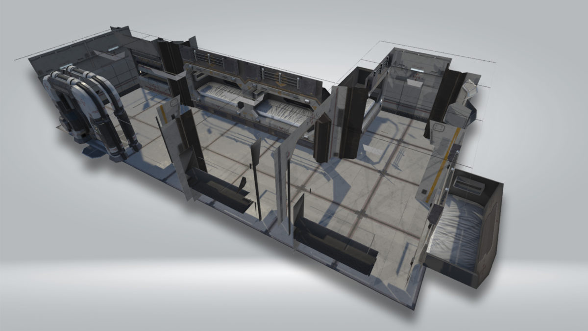 Scifi Hallway 02 – Filebase for Unity