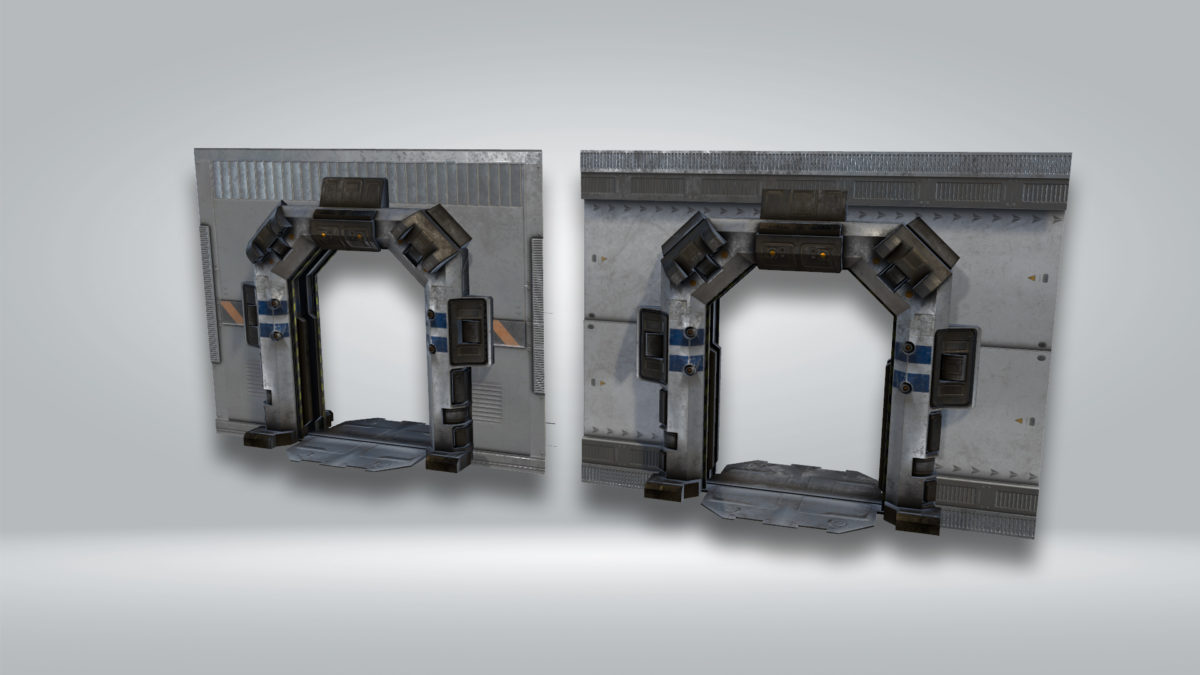 Scifi Room Wall Door 02-03 – Filebase for Unity
