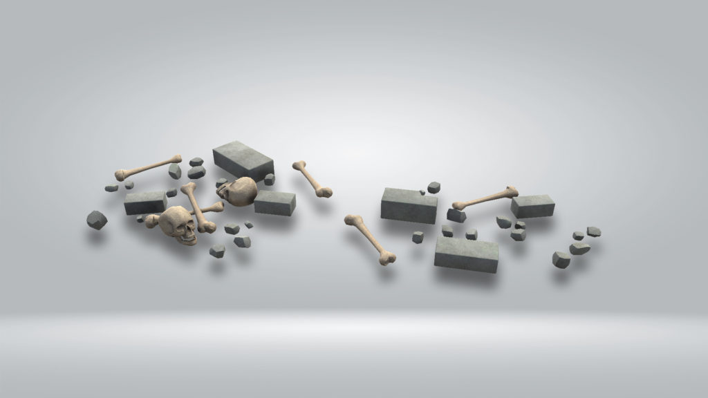 UD Bone Brick Pile 01-02 – Filebase for Unity