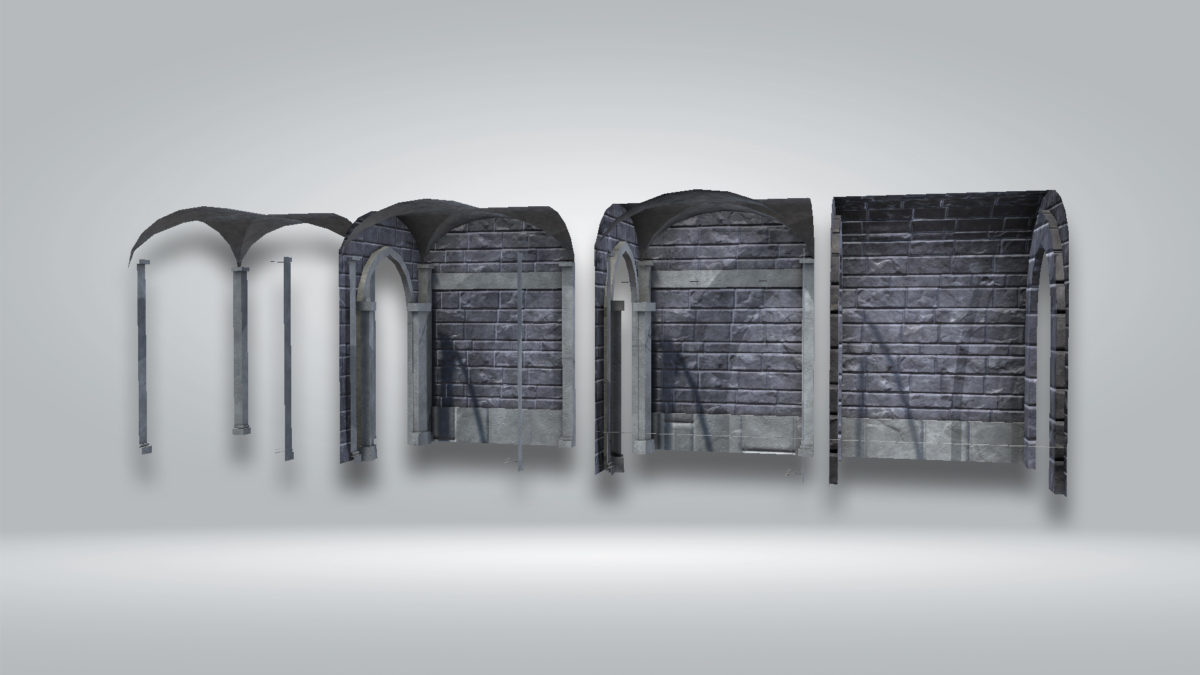 Underground Dungeon 02 Arch 02-05 – Filebase for Unity