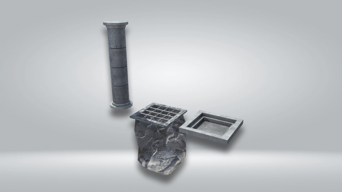 Underground Dungeon 02, Pillar 01, Floor 02-03 – Filebase for Unity