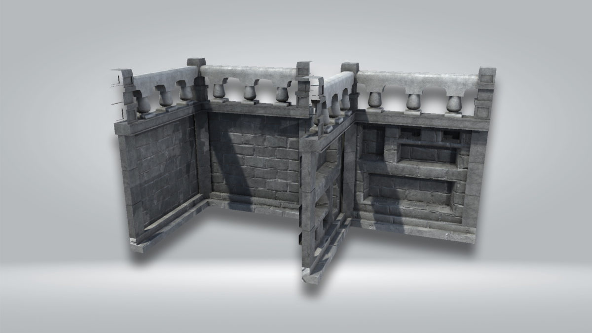 Underground Dungeon Wall Corner 01-02 – Filebase for Unity