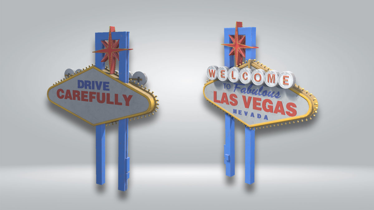 Vegas Sign 01 – Filebase for Unity