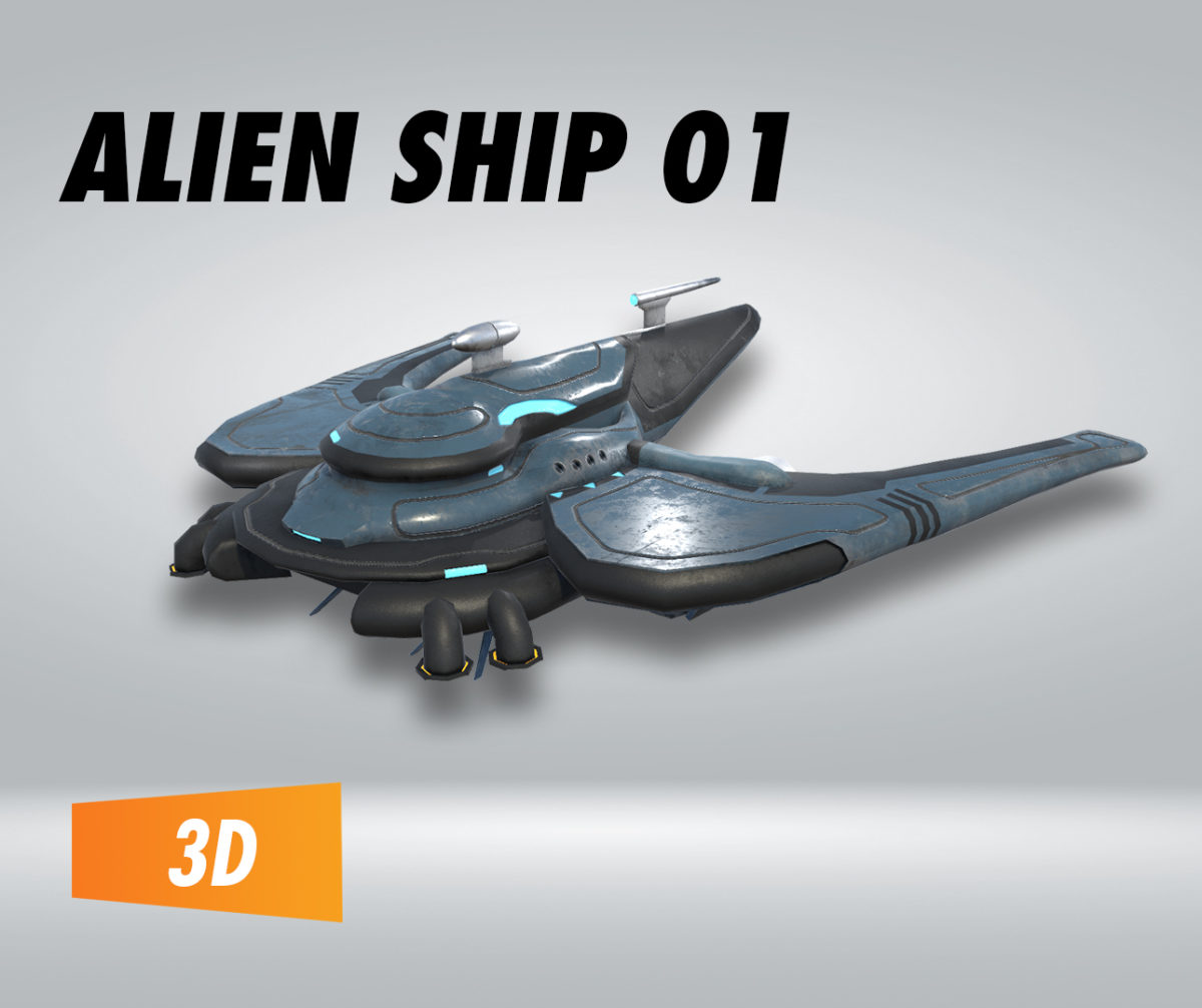 Alien Ship 01 – Filebase for Unity