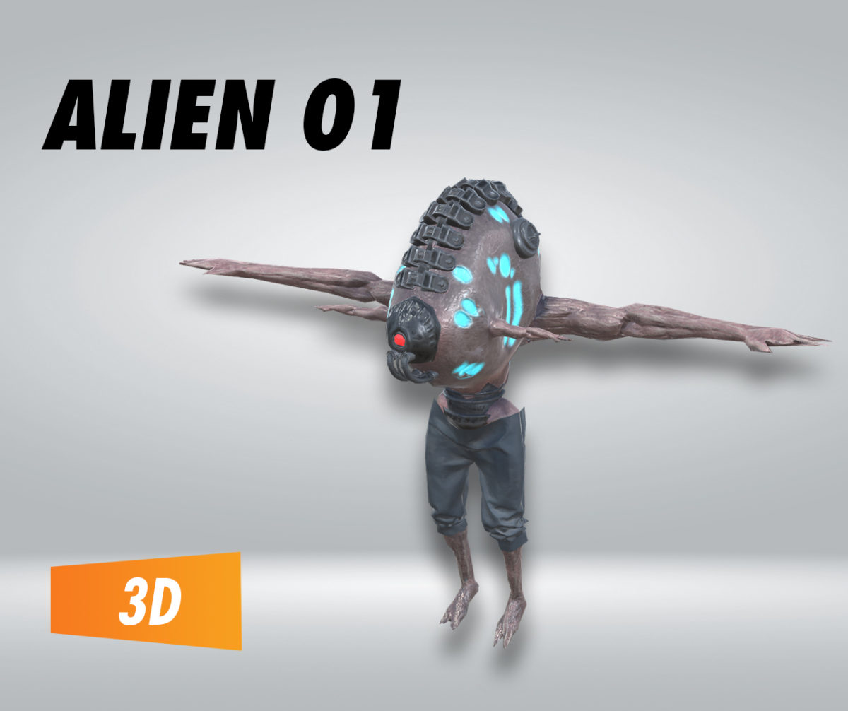 Alien 01 – Filebase for Unity