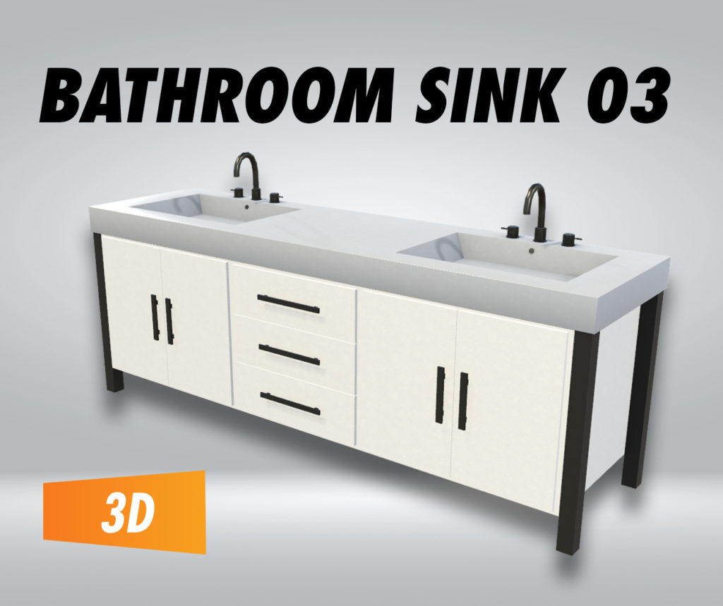 Bathroom Sinks 03 – Filebase for Unity