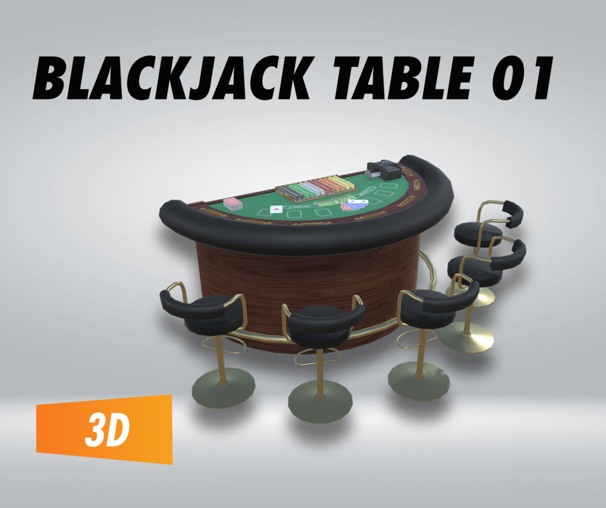 Blackjack Table 01 – Filebase for Unity