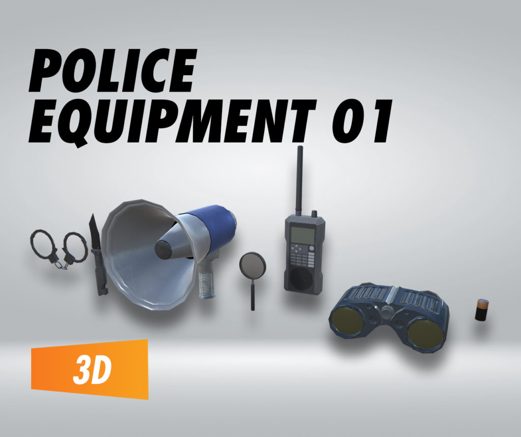 Police Equipment 01 – Filebase for Unity