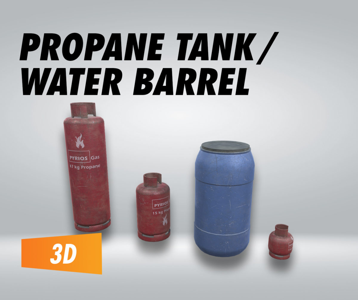 Propane Tank and Water Barrel – Filebase for Unity