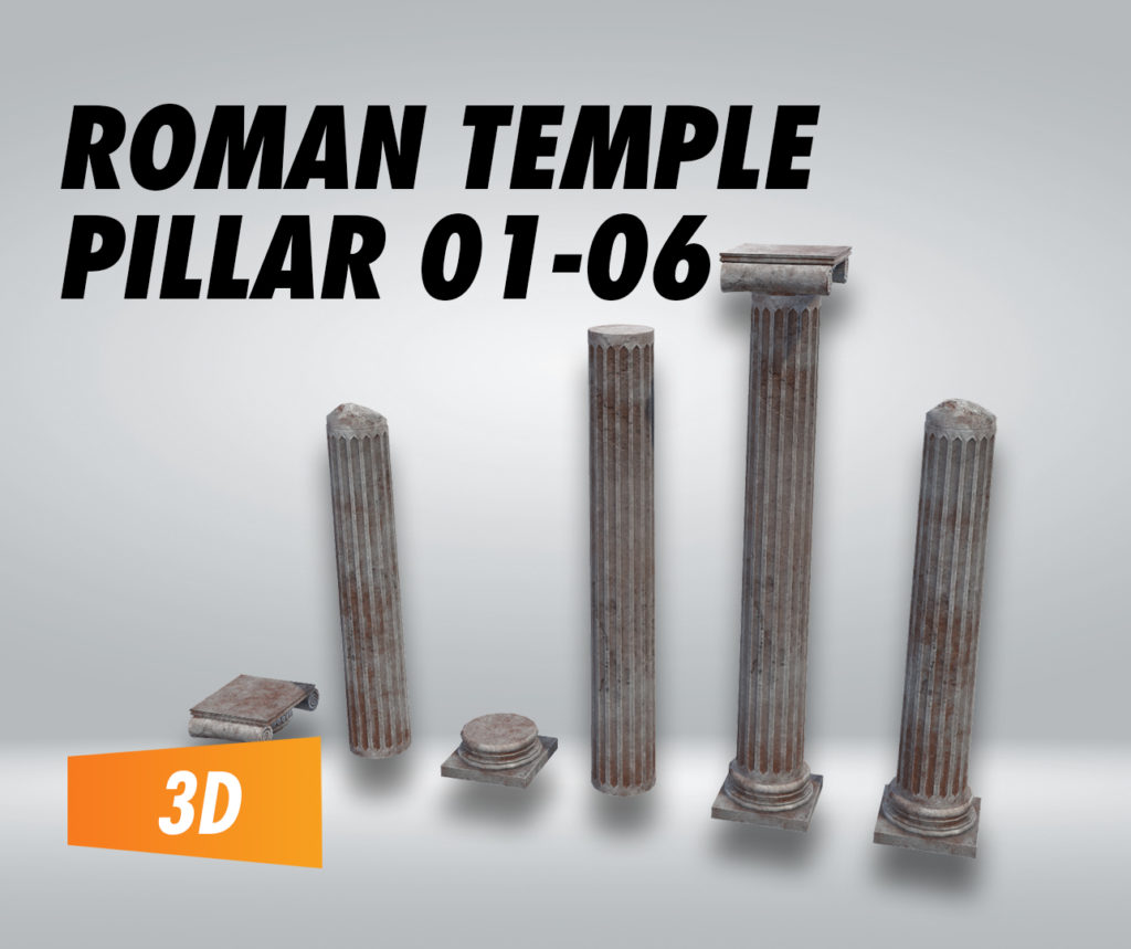 Roman Temple Pillar 01-06 – Filebase for Unity