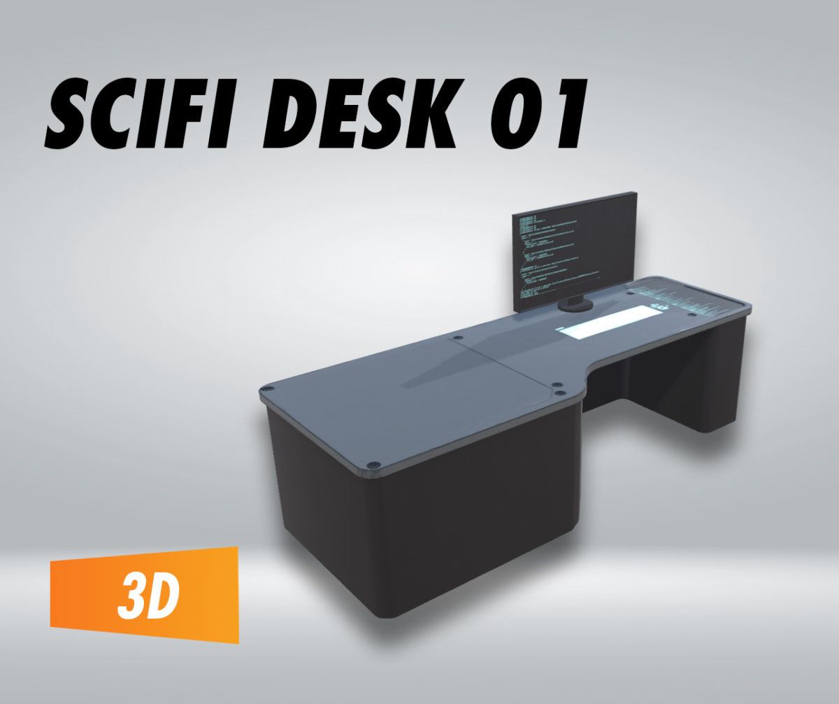 Scifi Desk 01 – Filebase for Unity