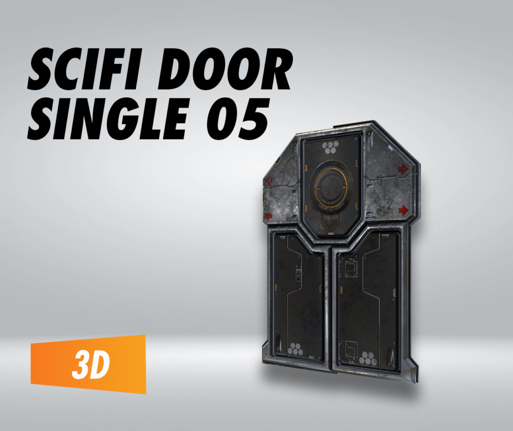 Scifi Door Single 05 – Filebase for Unity