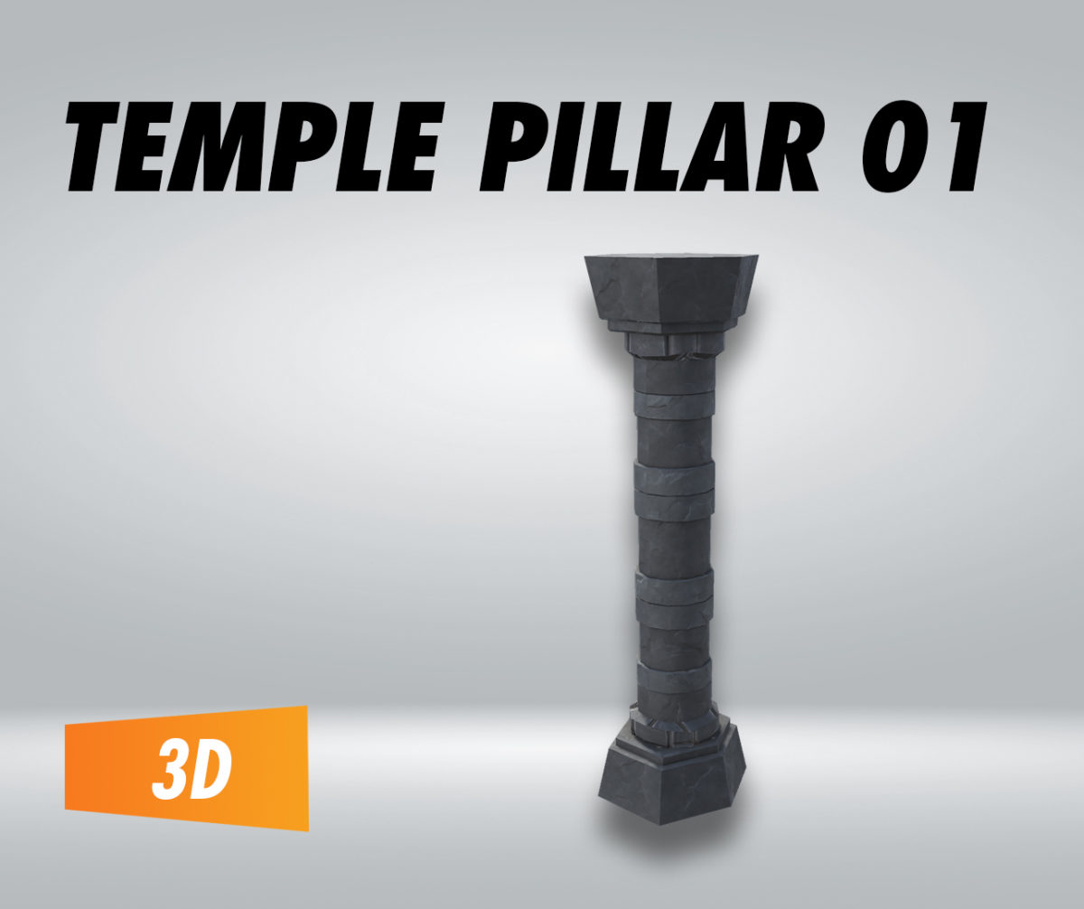 Temple Pillar 01 – Filebase for Unity