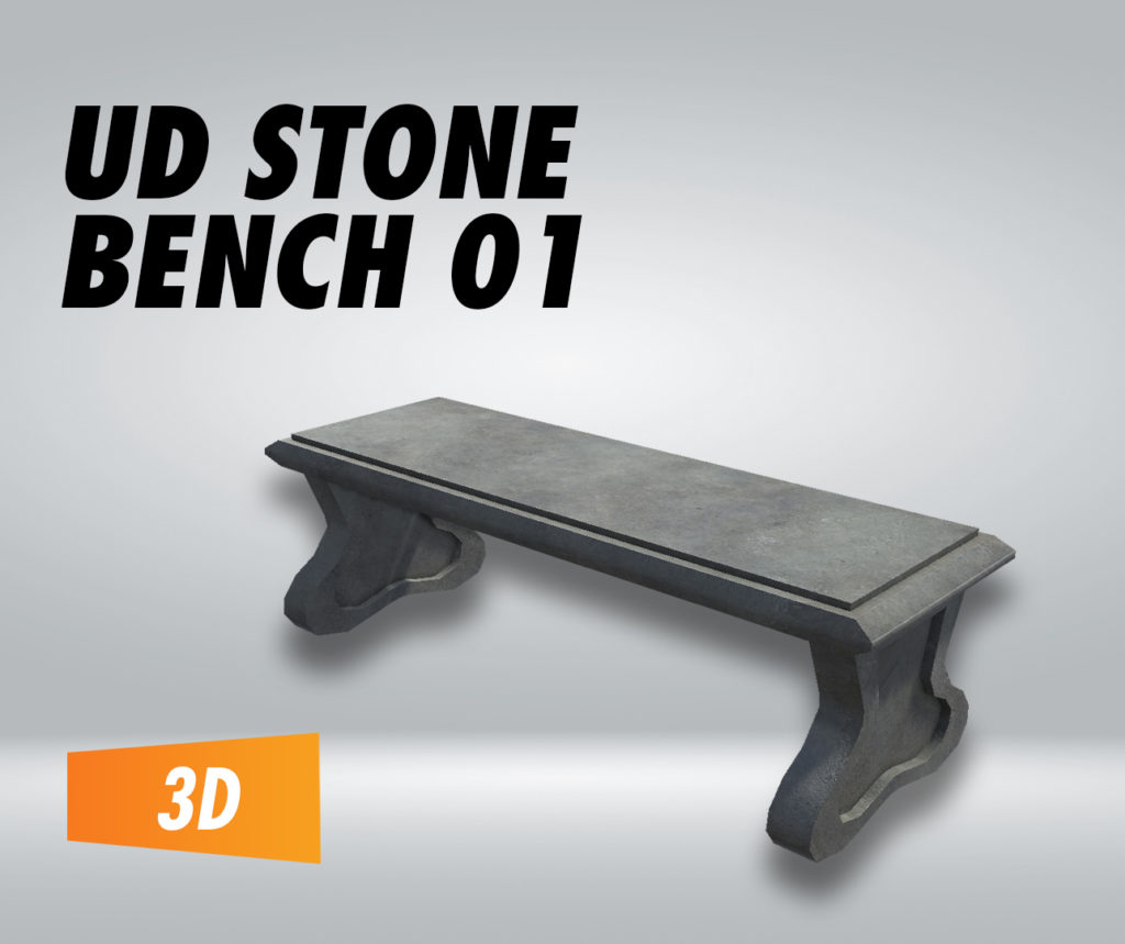 UD Stone Bench 01 – Filebase for Unity