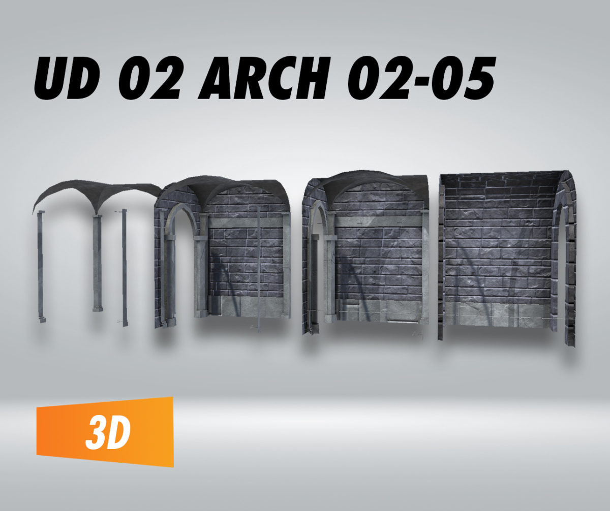 Underground Dungeon 02 Arch 02-05 – Filebase for Unity