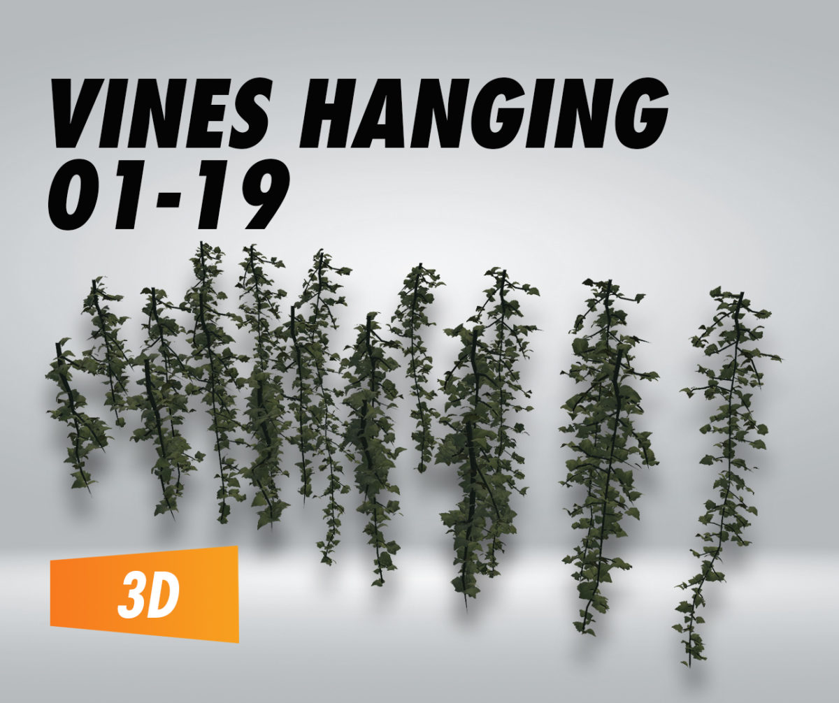 Vines Hanging 01-19 – Filebase for Unity